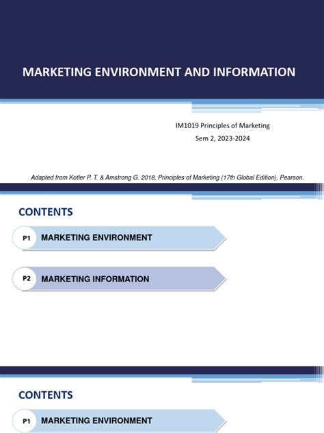 Chapter 2 Marketing Environment And Information Eup Pdf