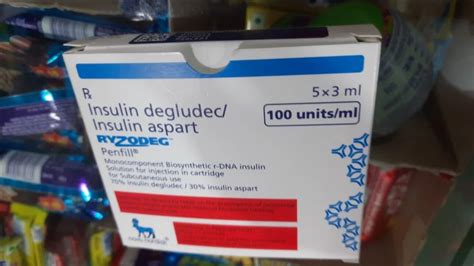 Ryzodeg Penfill Insulin Degludec Aspart 100 Iuml At ₹ 4975box In Thane