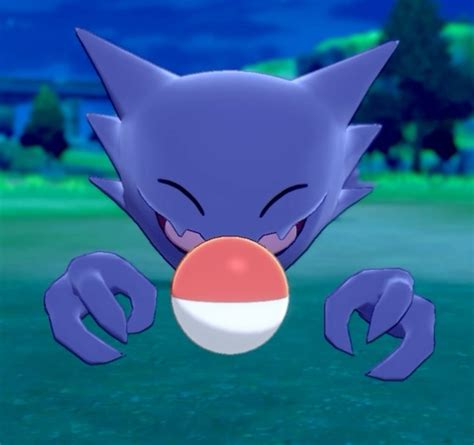 Haunter With A Ball In 2025 Haunter Pokemon Ghost Type Pokemon