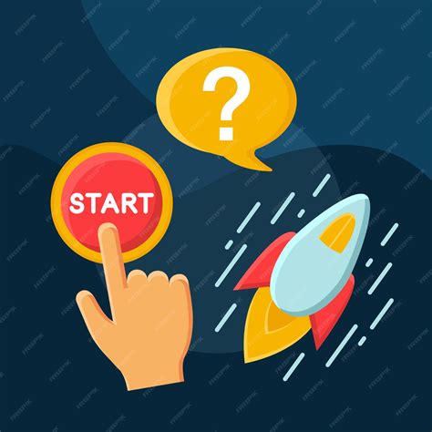 Premium Vector How To Start Flat Concept Vector Icon Startup Launch Idea Cartoon Color