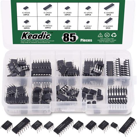 50pcs Ic Integrated Circuit Chip Assortment Kit Box 74ls73 74ls74