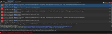 Failing To Create Object Locally When Spawning On Client Unity Engine Unity Discussions
