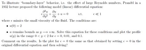 to illustrate boundary layer behavior i e the