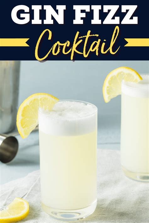 Gin Fizz Cocktail Classic Recipe Insanely Good
