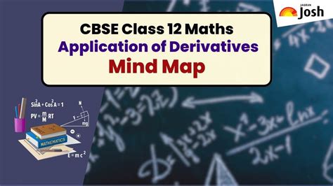Cbse Application Of Derivatives Class 12 Mind Map For Chapter 6 Of Maths Download Pdf