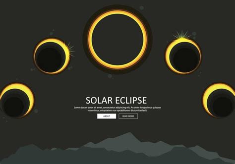 Free Solar Eclipse Phase Illustration 157917 Vector Art At Vecteezy
