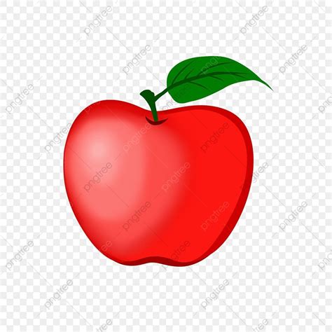 Cartoon A Mano Disegnato Materiale Png Apple Motivo Decorativo