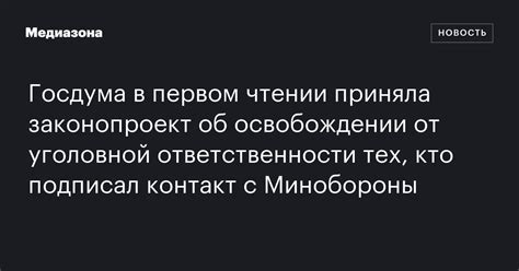 Госдума в первом чтении приняла законопроект об освобождении от уголовной ответственности тех