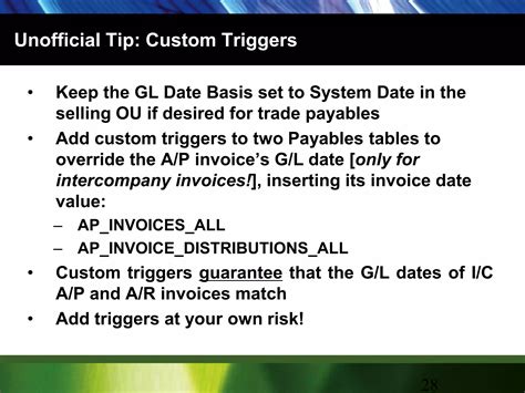 Oracle Ebs Intercompany Invoicing Ppt