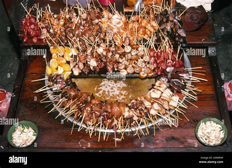Myanmar Burma Yangon Rangoon Food Mahabandoola Street Market Cooked