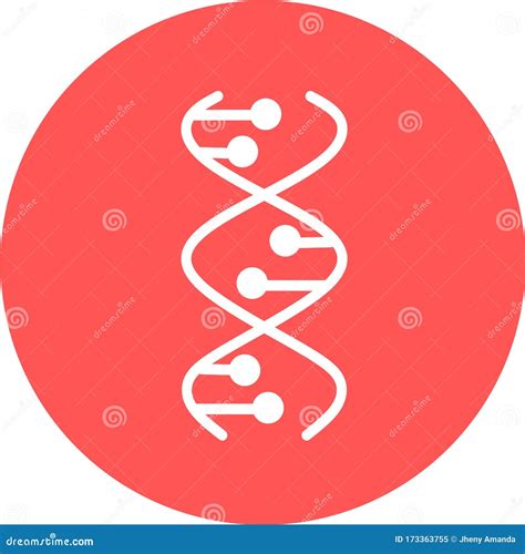 Dna螺旋图标和徽标 脱氧核糖核酸、核酸螺旋 螺旋线 染色体 分子生物学 遗传密码 向量例证 插画 包括有 螺旋 查出 173363755