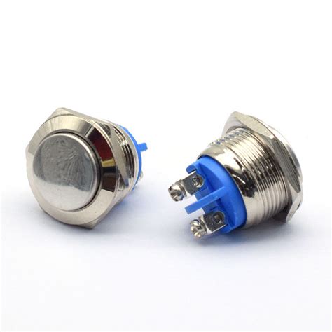 Best 12 16 19 22mm Screw Self Locking Self Resetting Waterproof Metal Push Button Switch