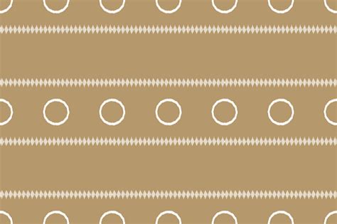 민족 Ikat 전통적인 모티프 직물 패턴 기하학적 스타일 아프리카 Ikat 자수 민족 동양 패턴 크림 갈색 배경 벽지 추상 벡터 일러스트 레이 션 0명에 대한 스톡 벡터