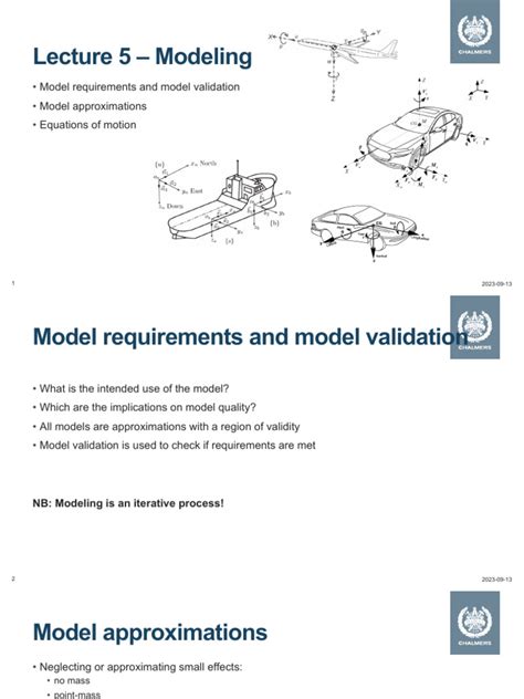 L6 Modeling Of Dynamic Systems Ii Pdf Equations Approximation