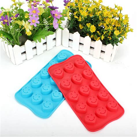 3d 15 в форме сердца смайлик силиконовая форма для мыла или выпечки декоративная форма