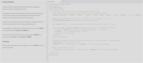 Solved Instructions Are Below Along With The Code I Wrote Chegg