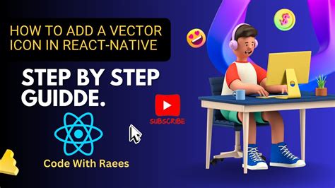 Adding Icons In React Native Step By Step Tutorial Codewithraees Youtube