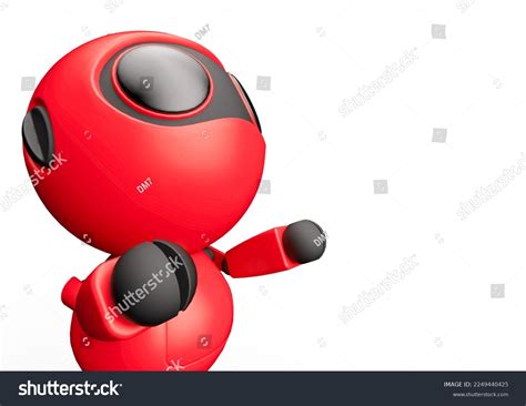 Tiny Robot White Background Copy Space Stock Illustration 2249440425 Shutterstock