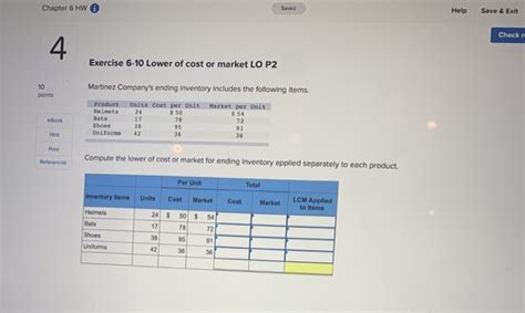 solved chapter 6 hw saved help save and exit check m 4