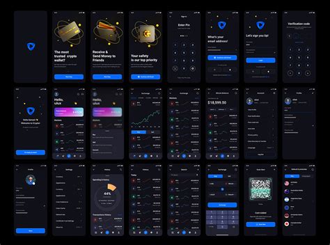Crypto Wallet App Uiux Design Behance