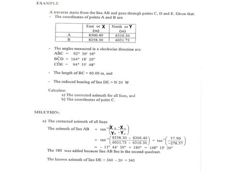 Ppt Chapter 4 Coordinate Geometry And Traverse Surveying Powerpoint