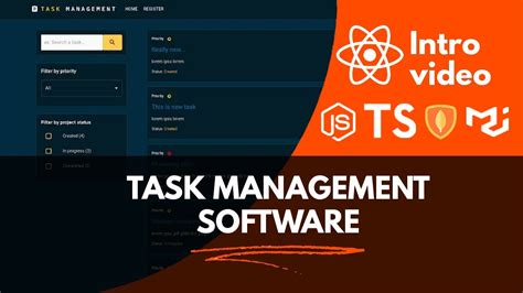Fullstack Mern Stack Task Management Software Nodejs Typescript