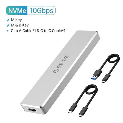 NVME Push Open SV Boîtier Ssd Nvme Pour Nvme Pcie Ngff Sata M b Clé Ssd Disque Dur Cas M