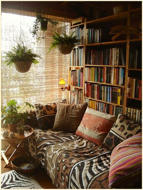 My Bohemian Style Reading Room Library Cozy Daybed With Lots Of