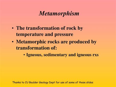 PPT Metamorphism PowerPoint Presentation Free Download ID 5751200