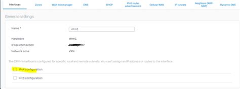 Xfrm Interface Not Editable Discussions Sophos Firewall Sophos