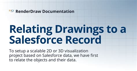 Relating Drawings To A Salesforce Record Renderdraw Documentation