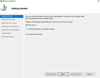 Windows Server 2016 Backup Utility Definition Configuration Management Study Com