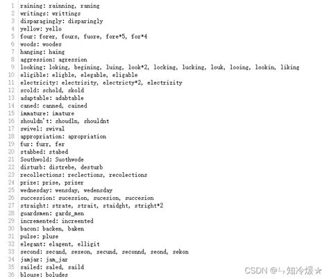 Nlp项目（二）——拼写纠错英文纠错数据集 Csdn博客
