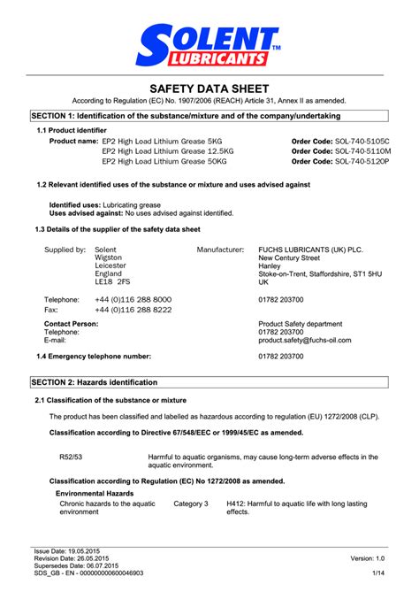 Red Lithium Grease Msds At David Frakes Blog
