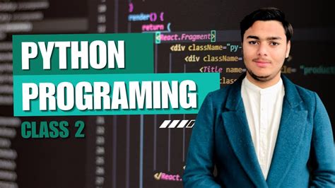 Python Programming Class 2 Presented By Muhammad Shahzad Youtube