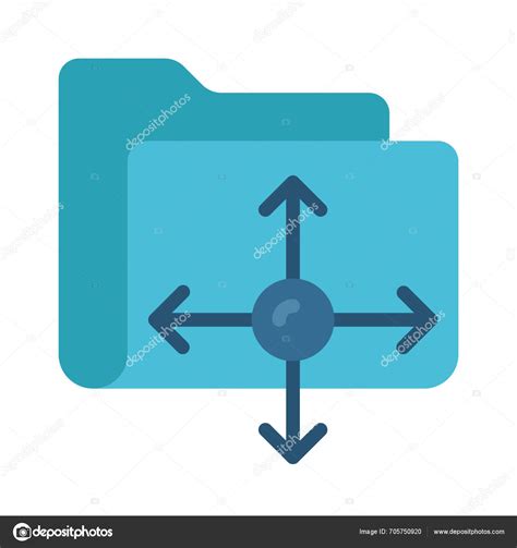 Move Folder Icon Vector Illustration Stock Vector By Juicystudios