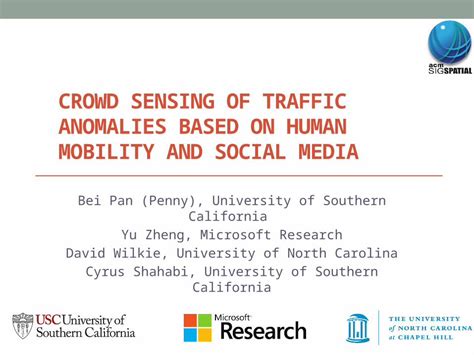 Pptx Crowd Sensing Of Traffic Anomalies Based On Human Mobility And