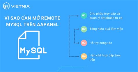hướng dẫn bật remote mysql trên aapanel 2025