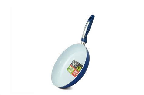 Сковорода с керамическим антипригарным покрытием 26 см синяя — купить в интернет магазине по