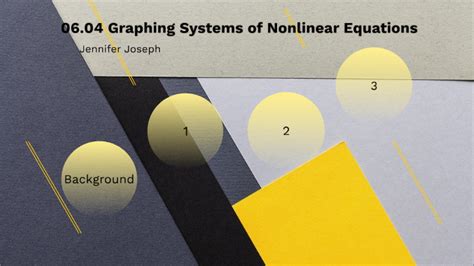 06 04 Graphing Systems Of Nonlinear Equations By Jennifer Joseph On Prezi