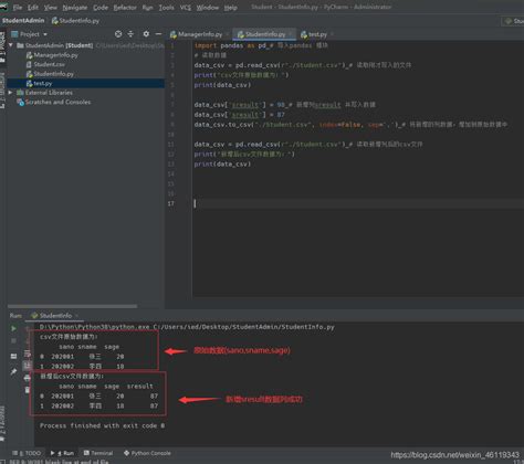 Pandas读取csv并新增一列数据 Csdn博客