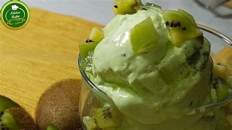 Kiwi Ice Cream Instant Kiwi Ice Cream Recipe Fresh Fruit Kiwi Ice
