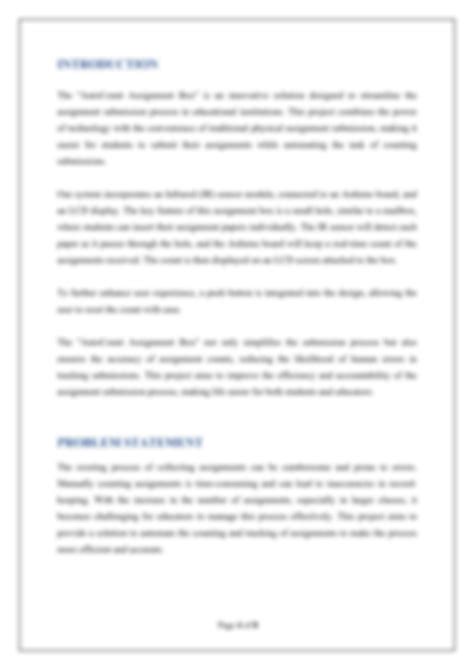 Solution Arduino Autocount Assignment Box Project Proposal Studypool