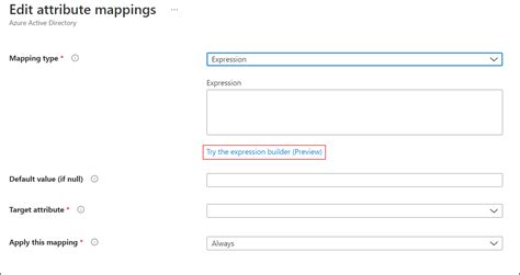 Use The Expression Builder With Azure Ad Connect Cloud Sync Microsoft Entra Microsoft Learn