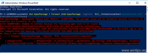 Fix Windows Shell Experience Host Deployment Failed With Hresult