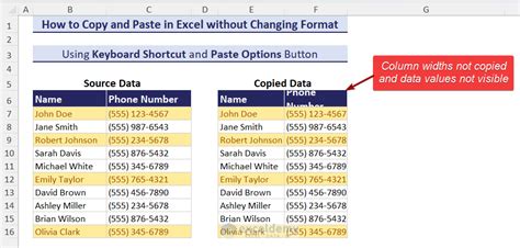 How To Copy And Paste Without Changing The Format In Excel Methods