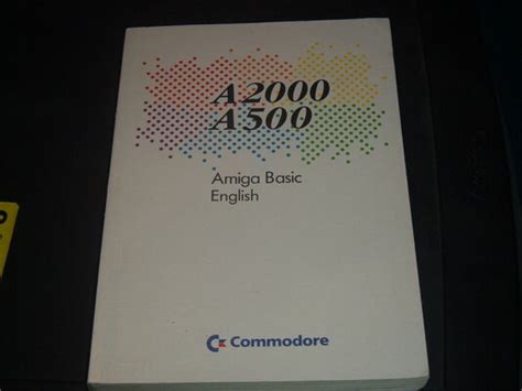 Closed Amiga Basic Programming Language Manual A500 A2000 Amibay