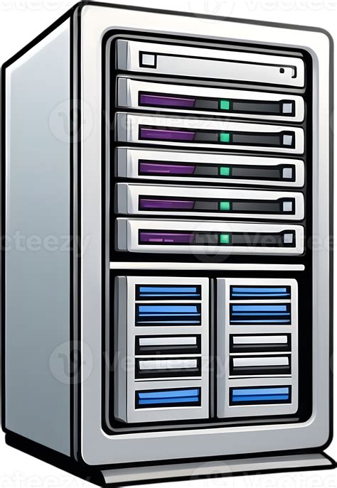 Server Icons Set Isometric 3d Isometric Icons Server Server Rack Ai Generative 33661843 Png