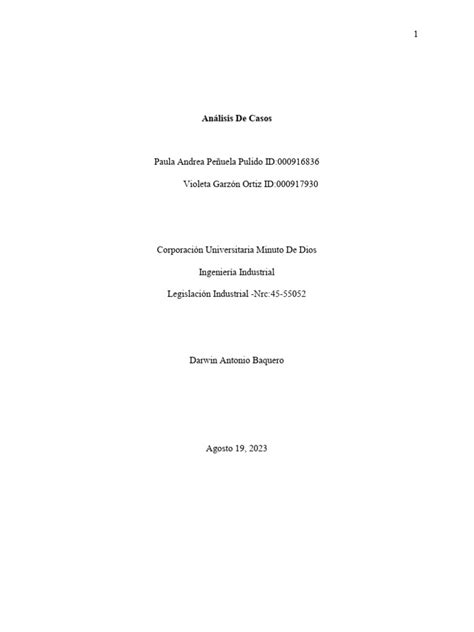 Legislacion Industrial Actividad 6 Pdf Propiedad Business