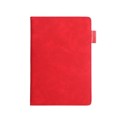 Clearance Under 5 Kaireo 200 Pages Red A5 Notepad Engraved